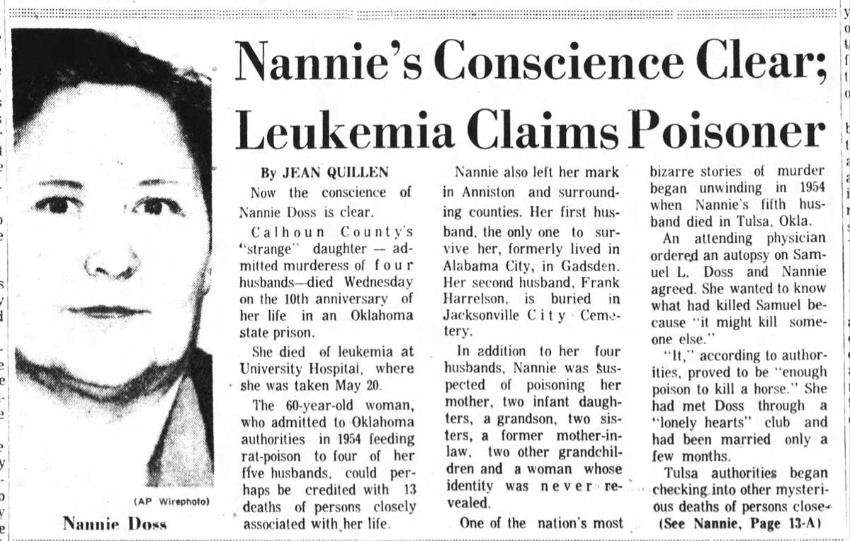 Nannie Doss: The Jolly Widow – The Squonk & The Hag Podcast: True Crime ...
